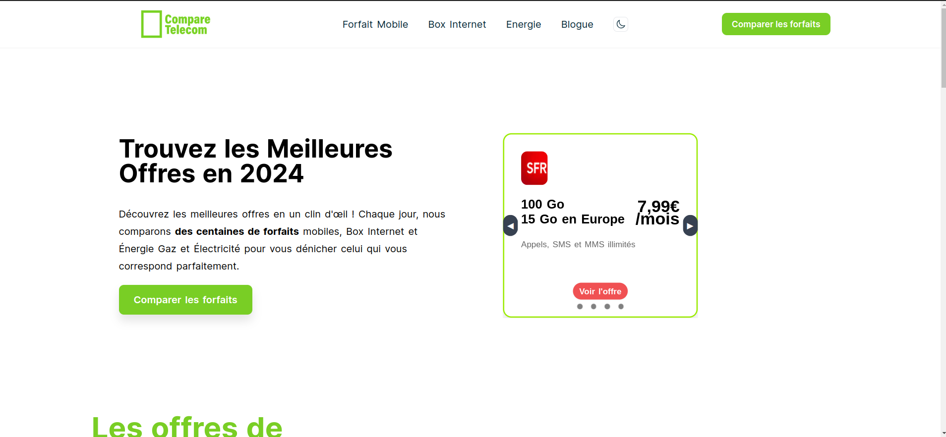Votre Hub de Comparaison des Offres Télécom
